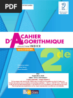 Cahier D'algorithmique Et Programmation 2de | PDF