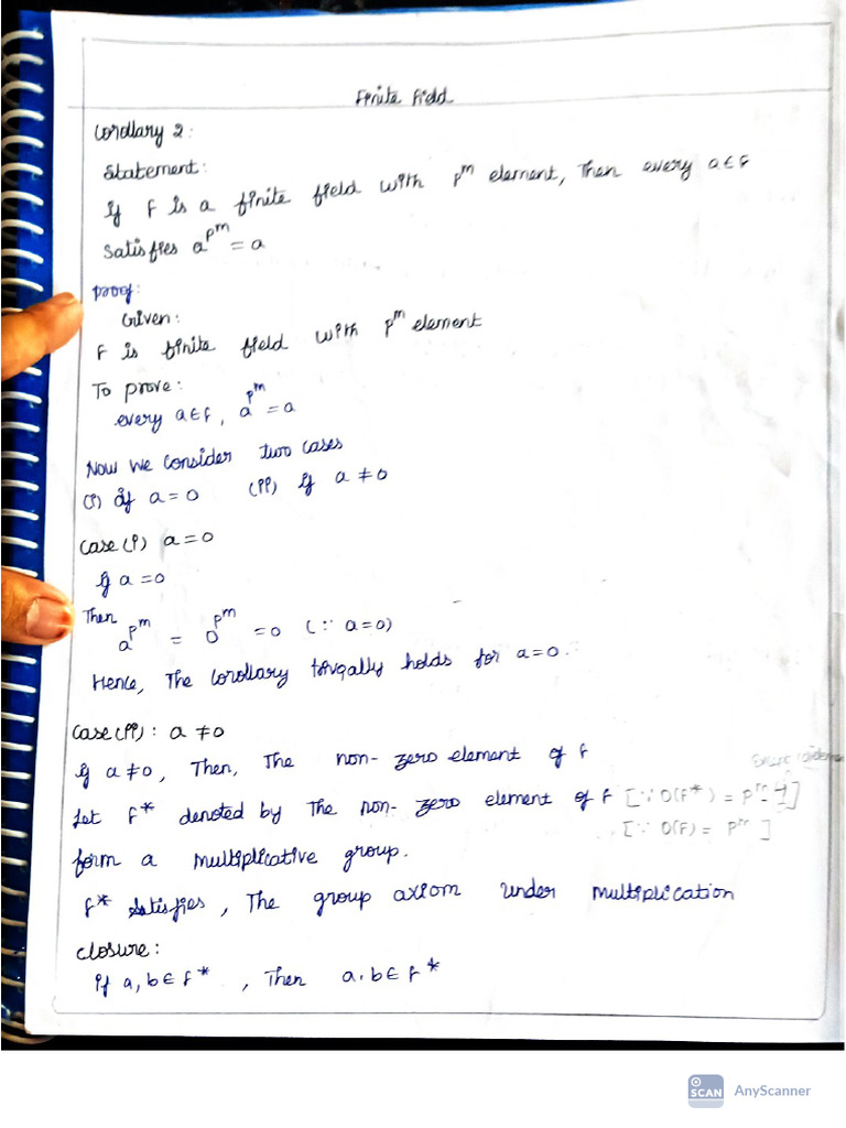 Algebra (Corollary 2) | PDF