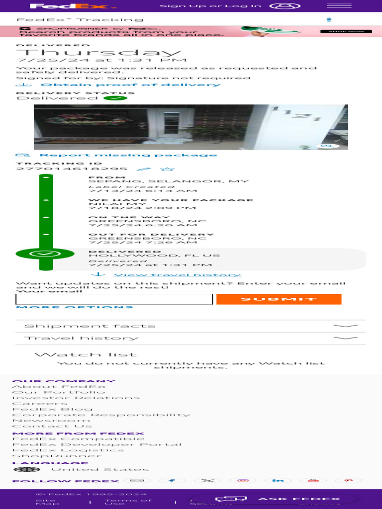 Detailed Tracking | PDF