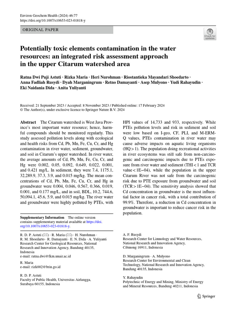 2024_Potentially Toxic Elements Contamination in the Water Resources-An ...
