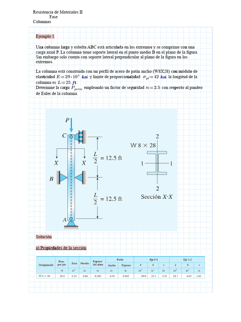 1. RM2 - Fase 3 - Guía de Prácticas | PDF | Columna | Resistencia de materiales