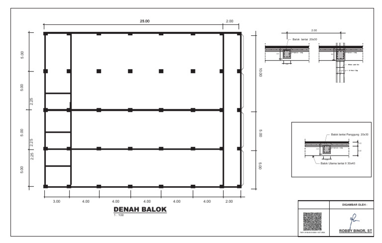 Balok Lantai Design Specifications | PDF