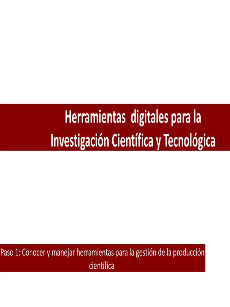 Herramientas Digitales | PDF