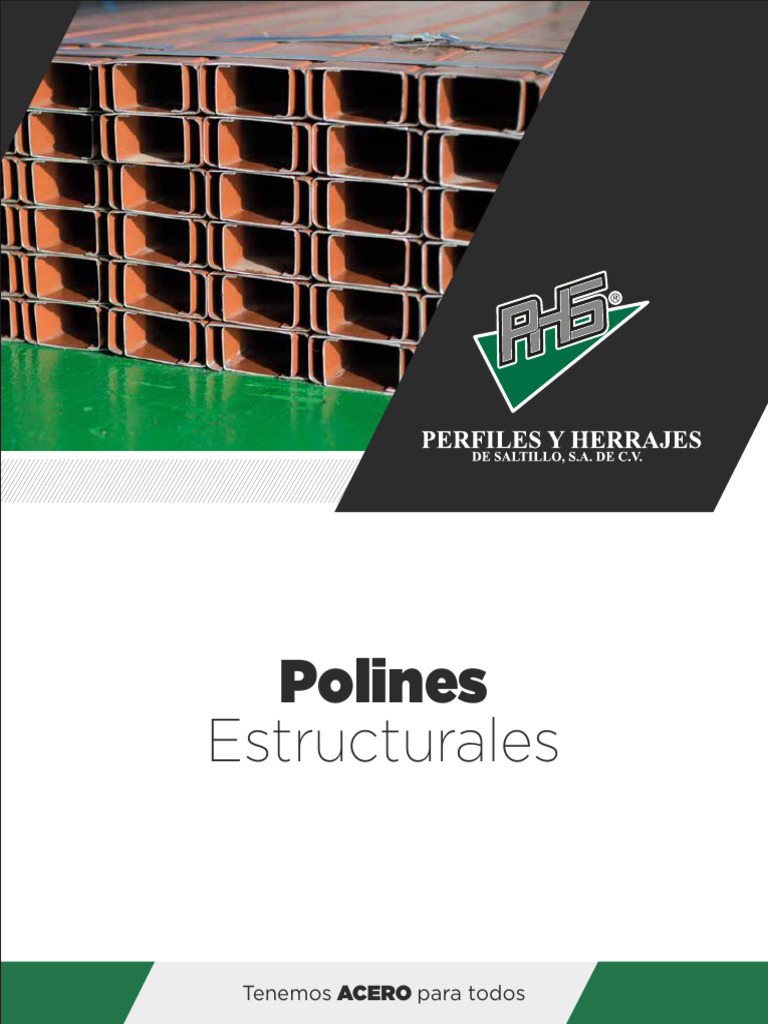 Catálogo de Polines Estructurales | PDF
