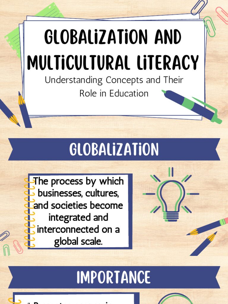 Globalization and Multicultural Literacy | PDF