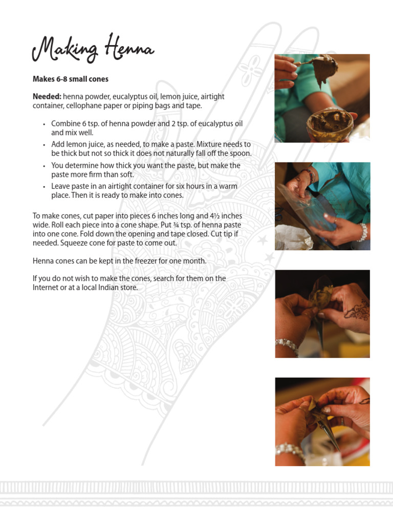 Mahendi Making | PDF