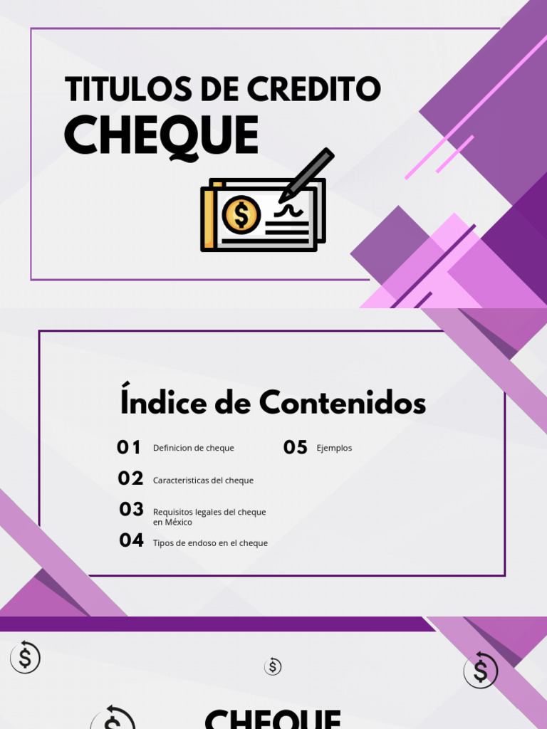 Guía Completa sobre Cheques en México | PDF | Cheque | Economias