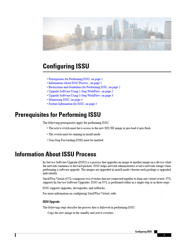 configuring_issu_on_stackwise_virtual | PDF | Computing | Computer Engineering