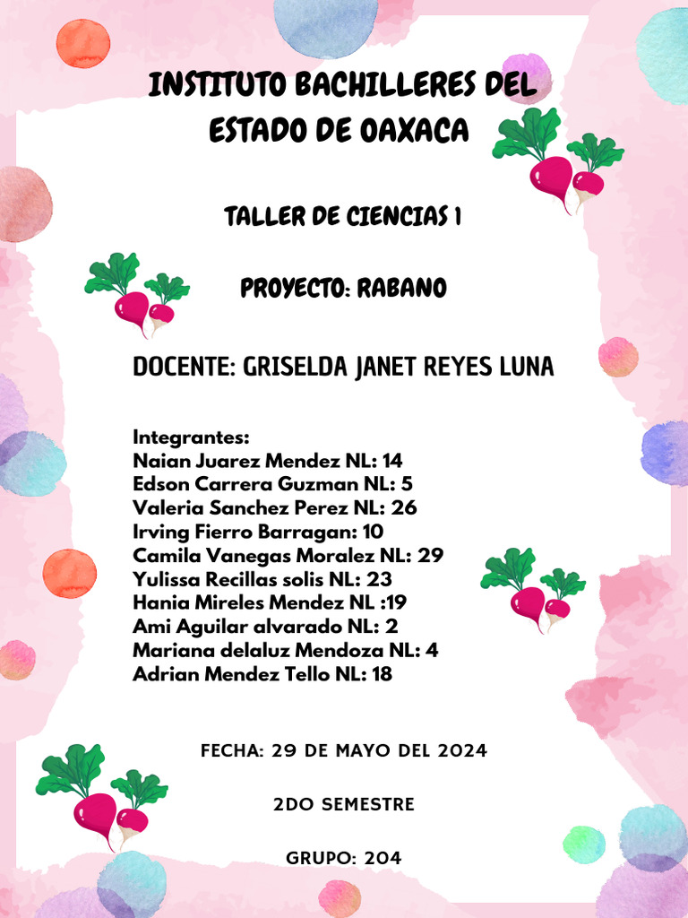 Hoja de Presentación | PDF