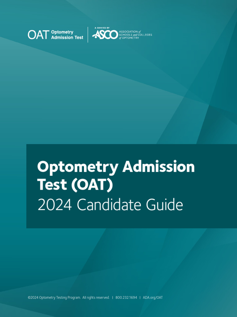 Oat Examinee Guide | PDF | Chemical Reactions | Chemistry