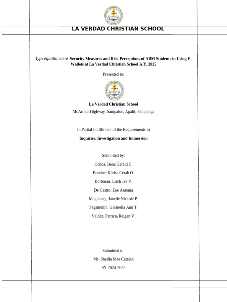 FINAL_Title Proposal | PDF | Cash