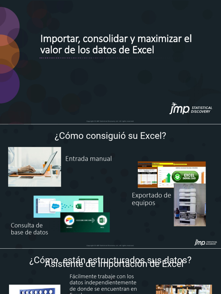 Importación Eficiente de Datos en Excel | PDF | Hoja de cálculo ...