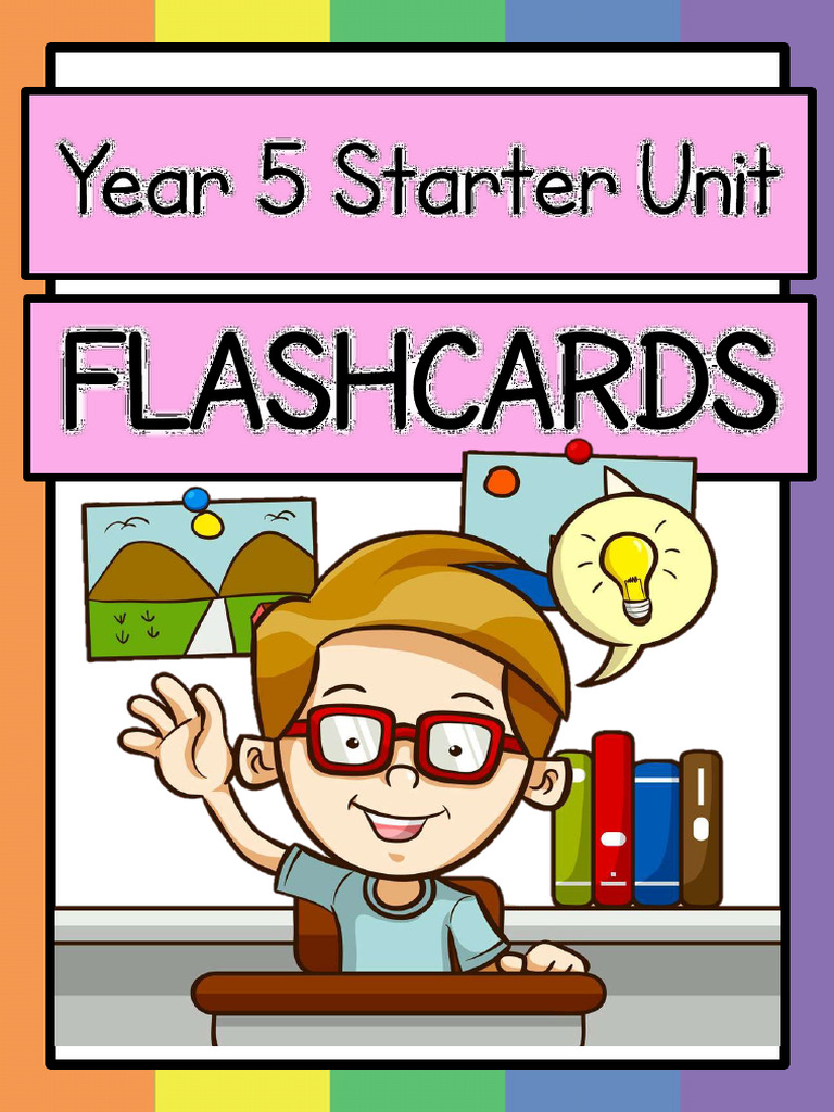 STD 5-Starter-Unit-Flashcards | PDF