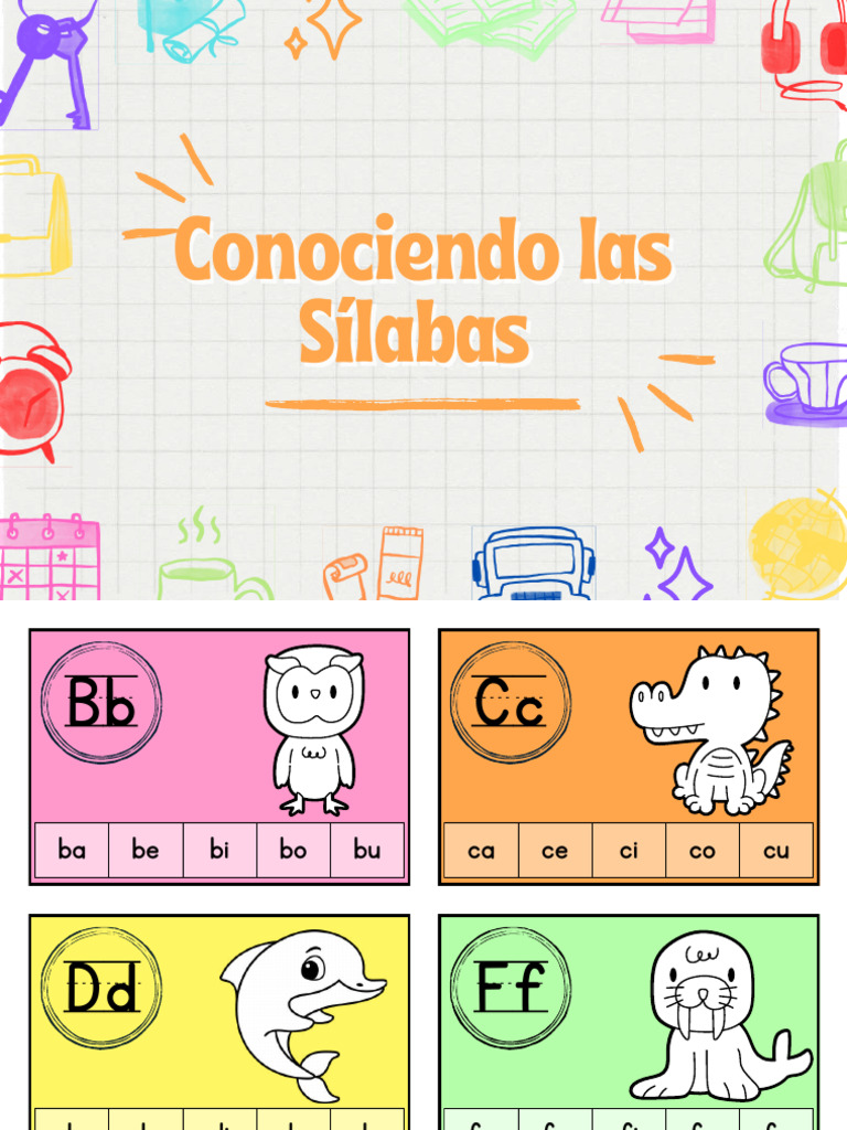 Conociendo Las Silabas | PDF