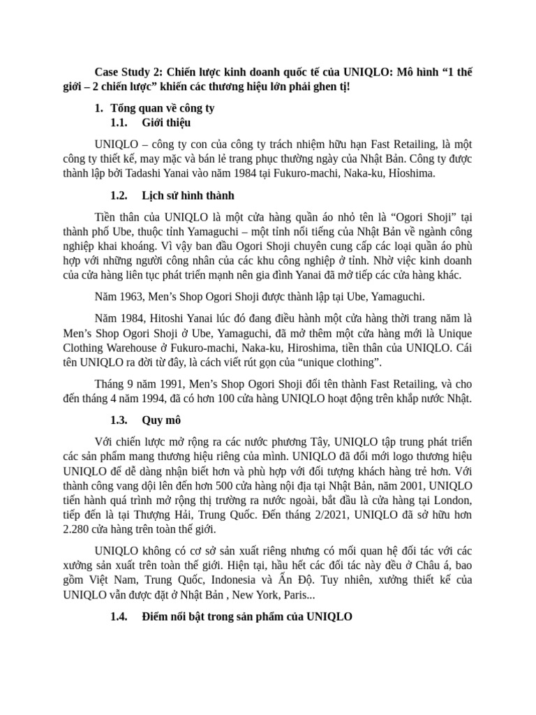 Case Study KDQT | PDF