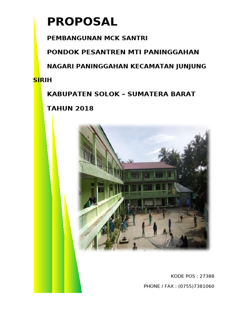 Proposal Mck 2018 | PDF