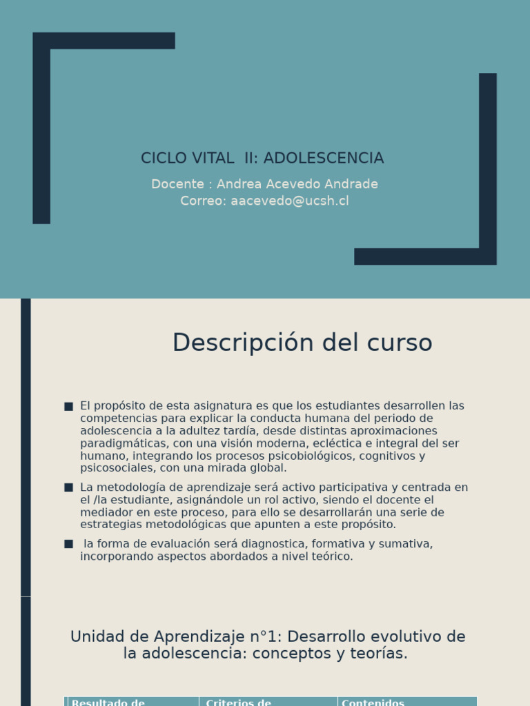 Clase 1 Adolescencia | PDF | Adolescencia | Adultos