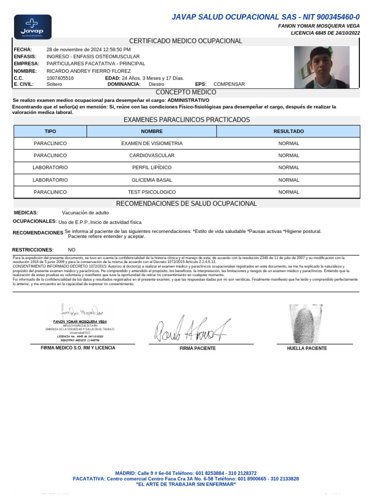 COPIA EXCA | PDF | Ciencias de la Salud | Cuidado de la salud