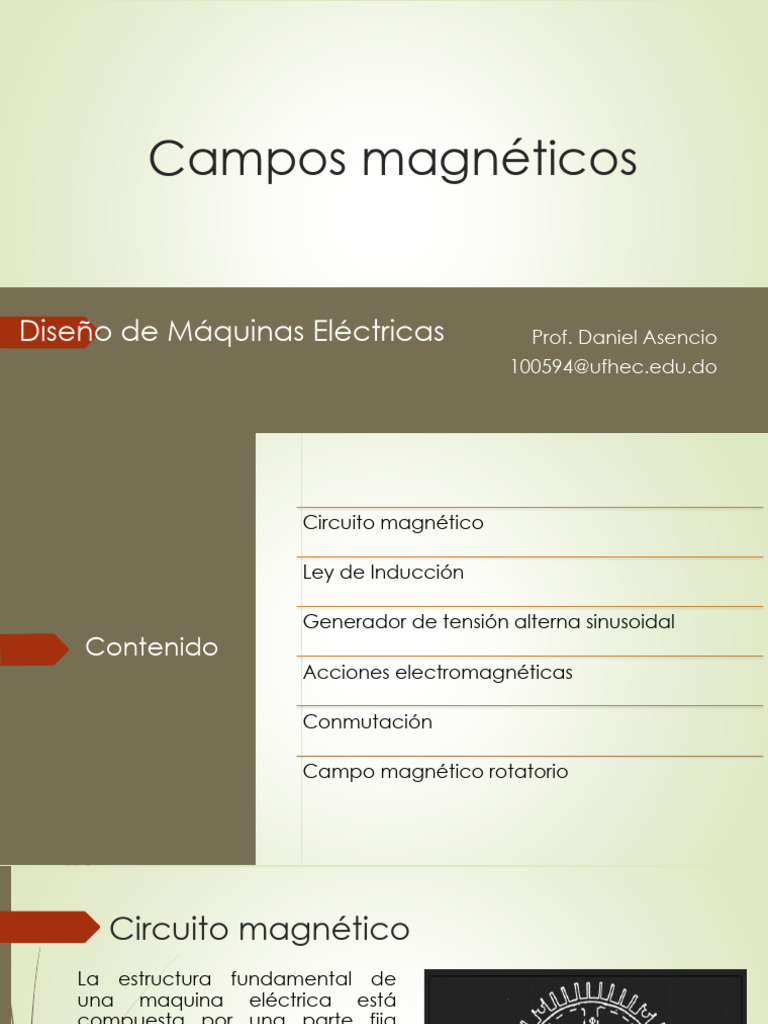 Campos Magneticos | PDF | Inducción electromagnética | Campo magnético