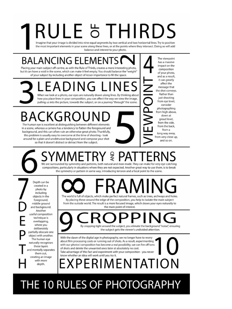 10 Rules of Photography | PDF
