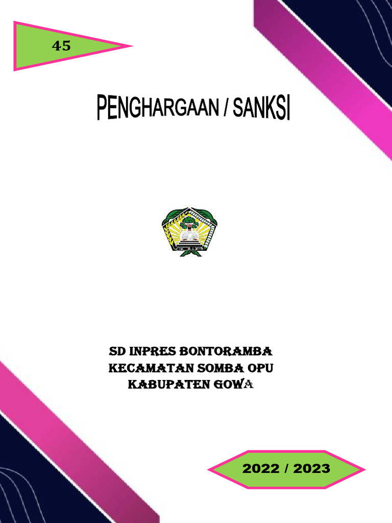 45. bukti Penghargaan Atau Sanksi | PDF