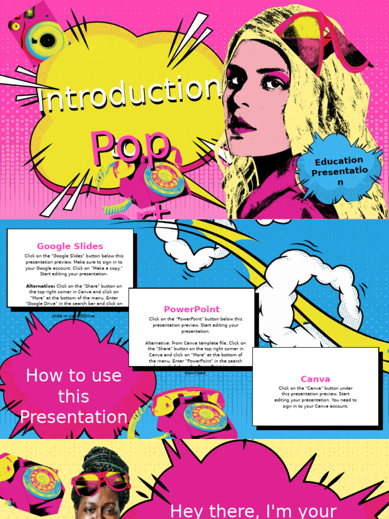 Bold Retro Introduction To Pop Art Presentation | PDF | Software