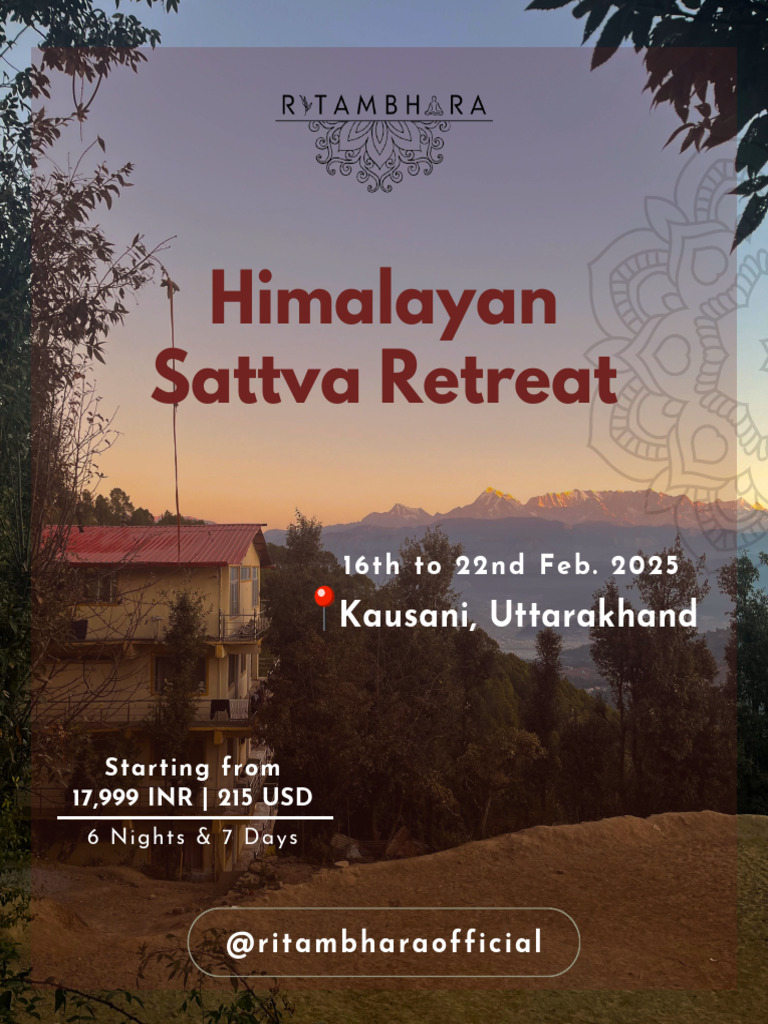 Himalayan Sattva Retreat | PDF | Asana | Meditation