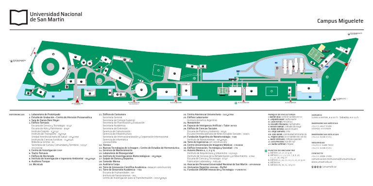 Mapa del Campus Miguelete UNSAM | PDF | Science