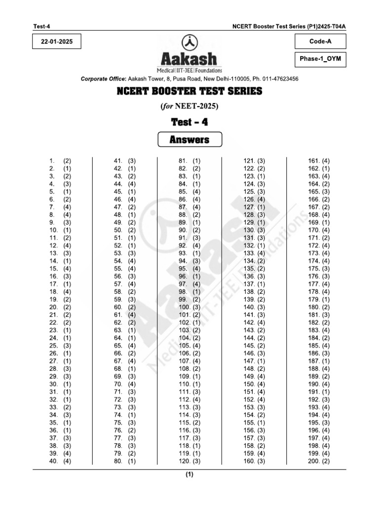 NBTS_NBP-04_OYM(P-1)_22-01-2025_Sol (1) (1) | PDF