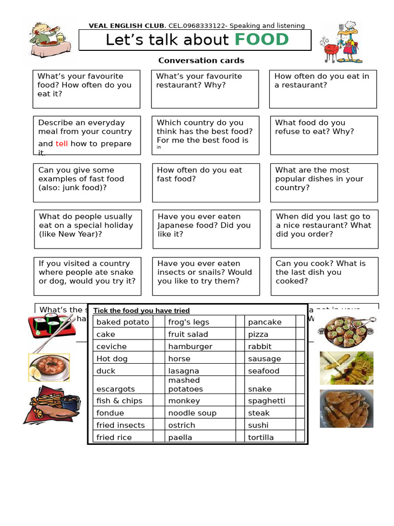 Lets Talk About Food | PDF