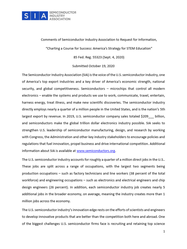 Semiconductor Industry's STEM Education Needs | PDF | Science ...