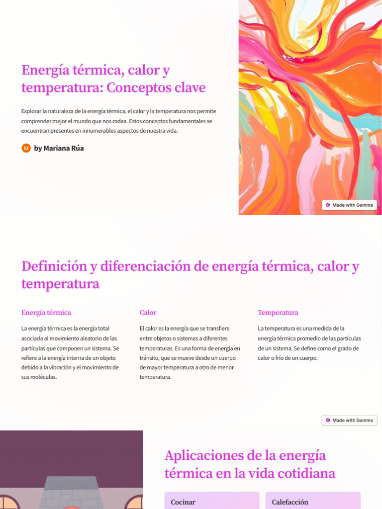 Energia-termica-calor-y-temperatura-Conceptos-clave | PDF | Calor ...