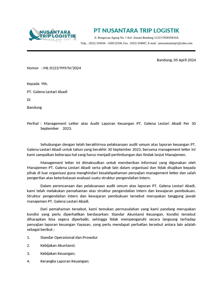 MANAJEMEN LATER - contoh dari bapa | PDF