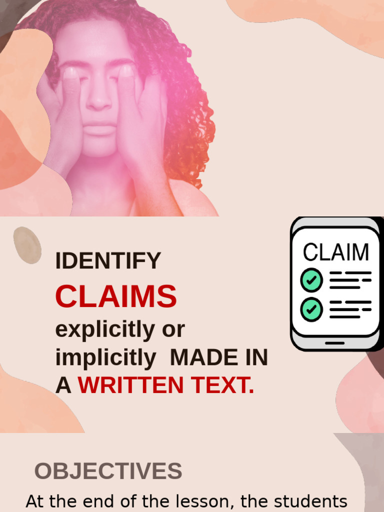 Types of Claim | PDF | Policy | Cognition
