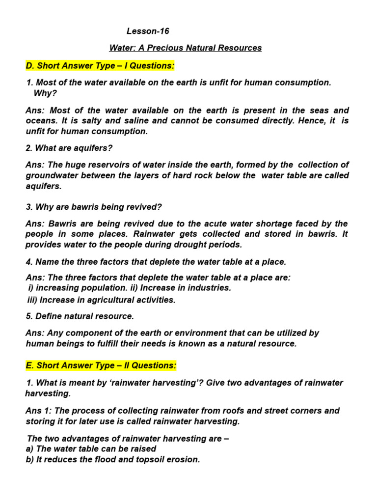 Water Management and Conservation Strategies | PDF | Water | Groundwater