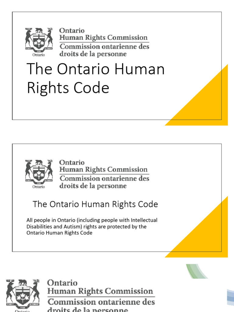 Ontario Human Rights Code Updated 2023 | PDF | Sexual Harassment ...