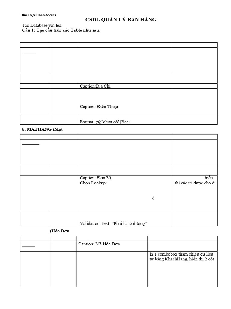 Quan Ly Ban Hang | PDF