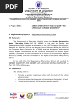 Sample School Gad Activity Design | PDF | Employment | Gender Equality