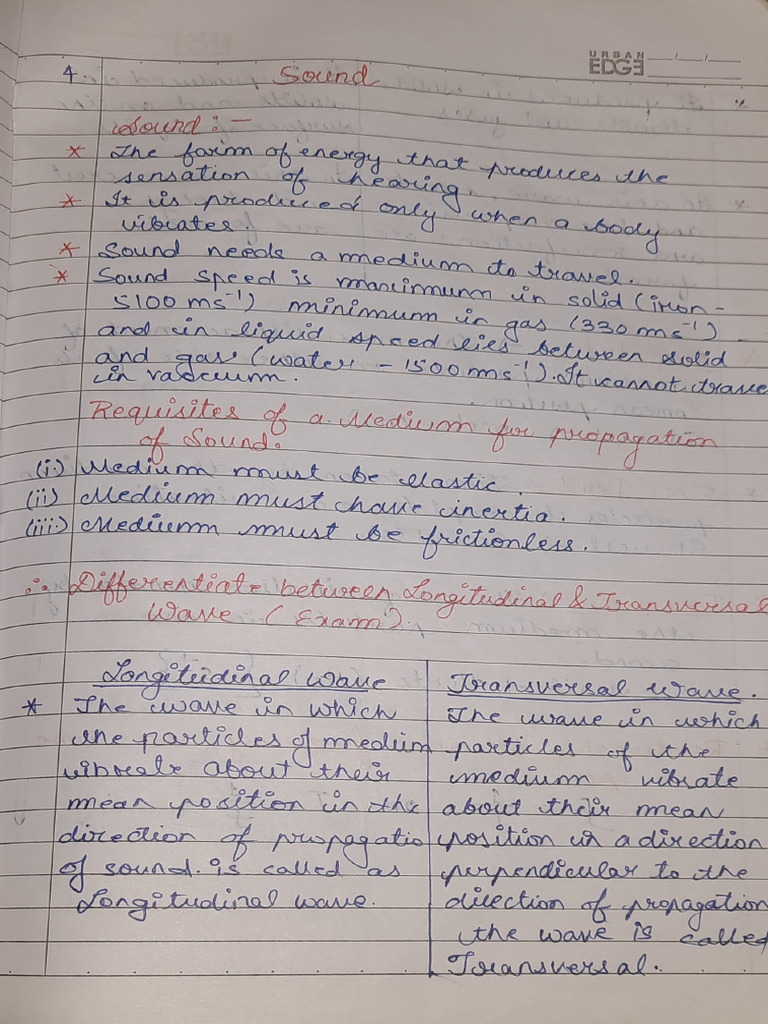 STD 9, Physics (Sound) Icse | PDF