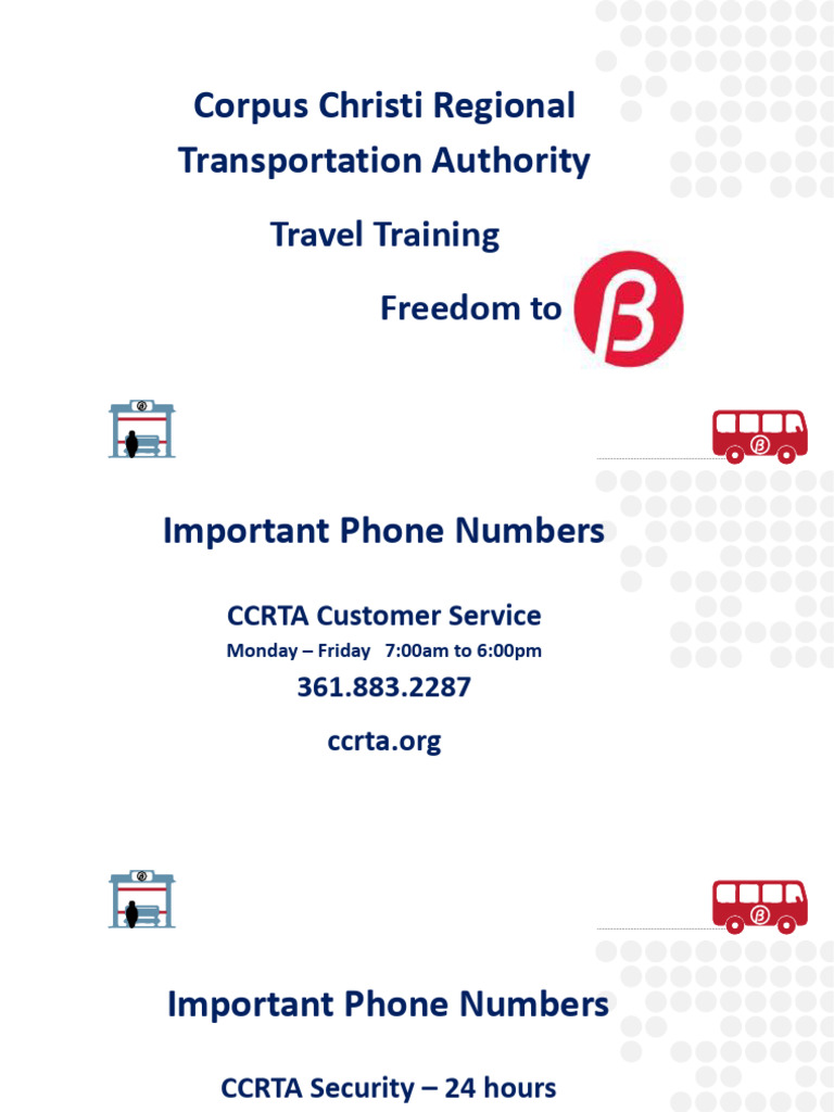 Vip Travel Training Presentation August 24 2019 Updated | PDF | Bus ...