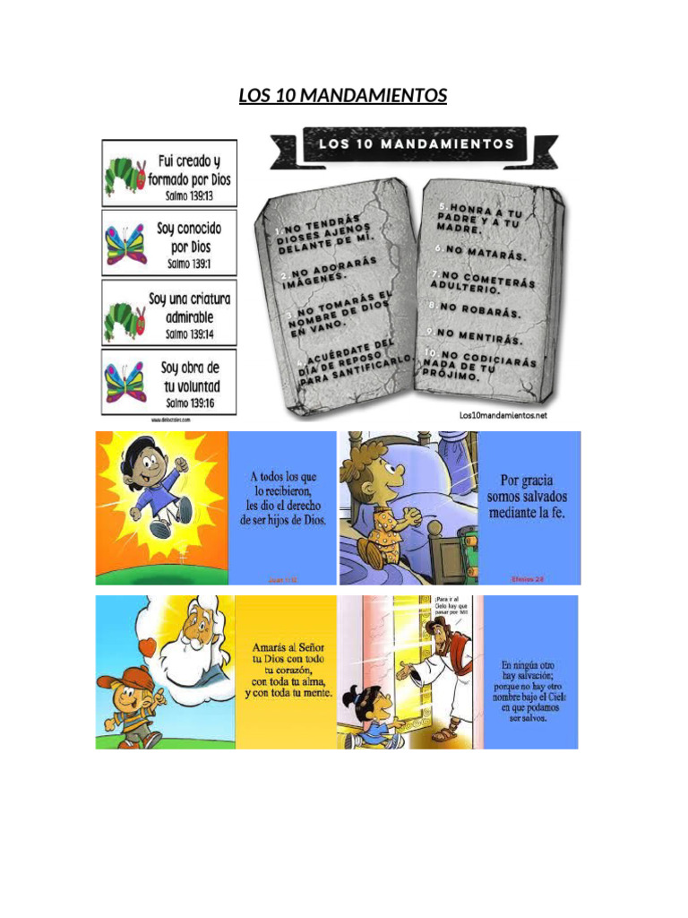 Los 10 Mandamientos | PDF