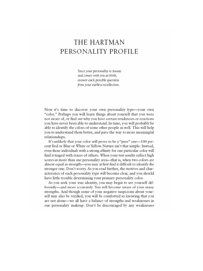 Psychometric Test | PDF