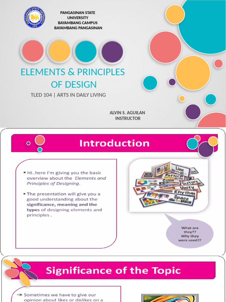 2 Elements and Principles of Design | PDF