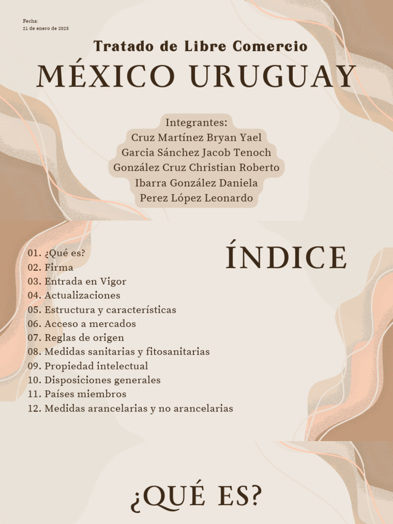 TLC México Uruguay (AAE México Japón) | PDF | México | Tratado de Libre ...