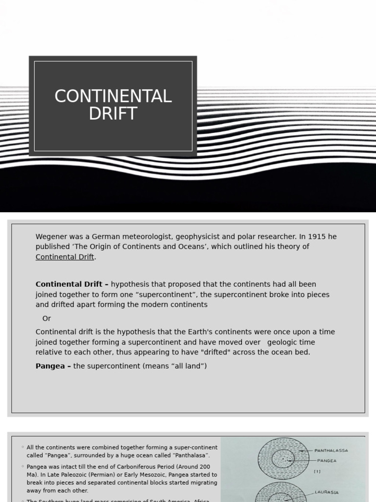 Continental Drift | PDF | Continent | Earth Sciences