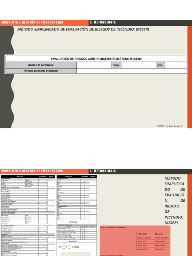 METODO SIMPLIFICADO MESERI | PDF