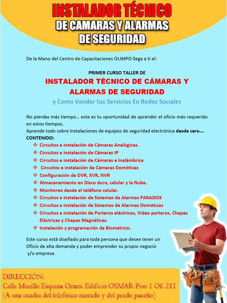 CURSO DE SEGURIDAD ELECTRONICA | PDF | Industrias de servicio CURSO DE SEGURIDAD ELECTRONICA | PDF | Industrias de servicio