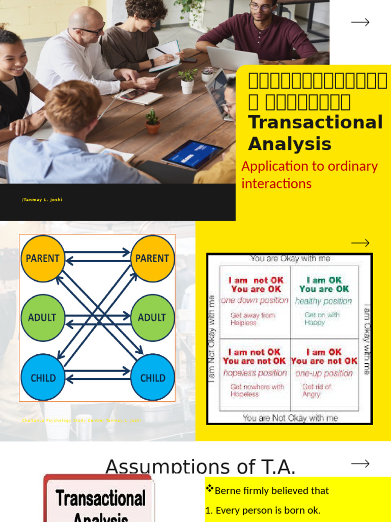 Transactional Analysis | PDF | Feeling | Psychological Concepts
