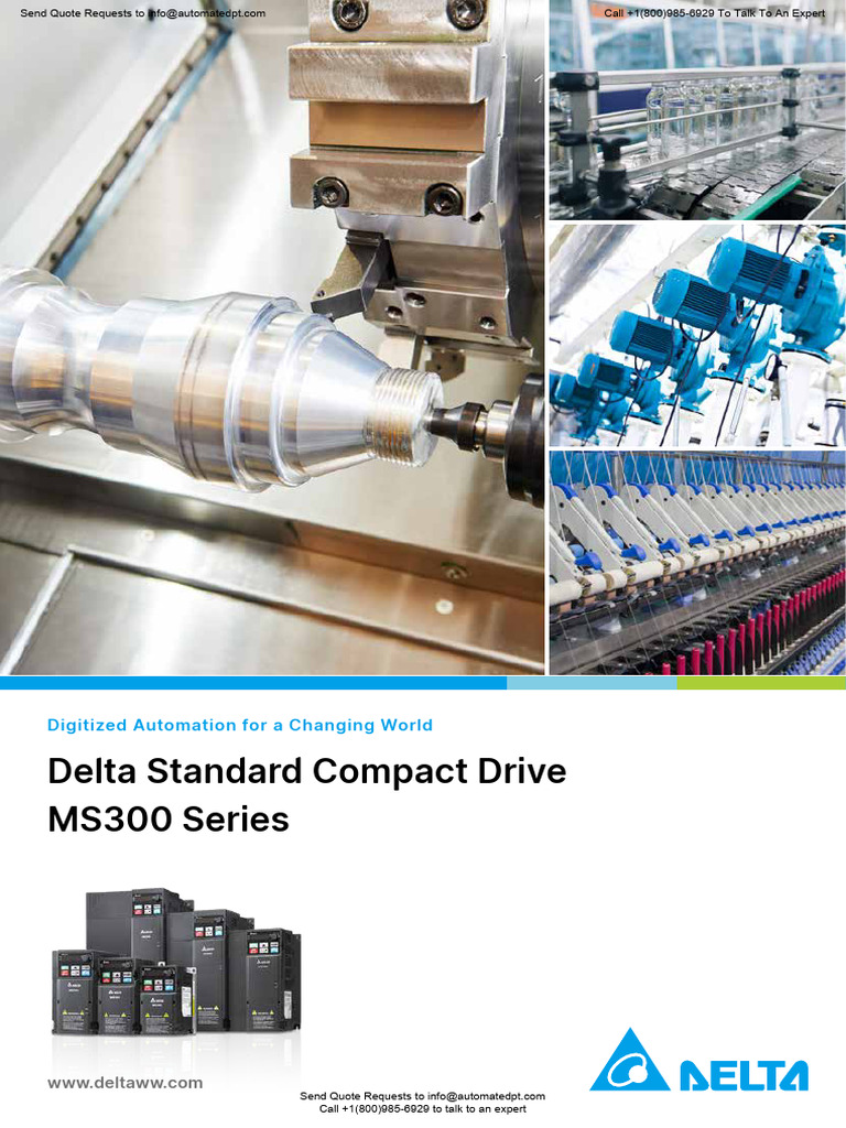 Delta MS300 Compact Drive Overview | PDF | Electric Motor | Mains ...