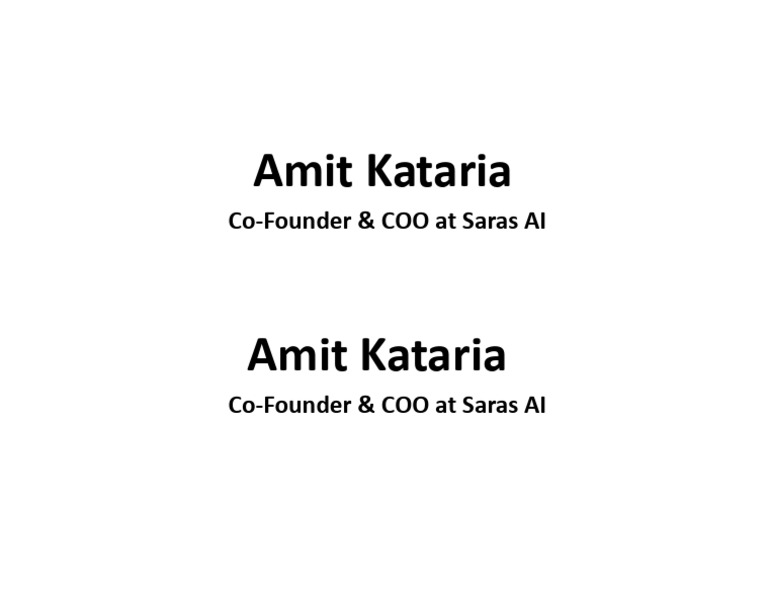 Amit Kataria | PDF